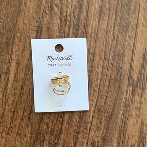 Madewell | Jewelry | Madewell Filament Stacking Ring Set | Poshmark